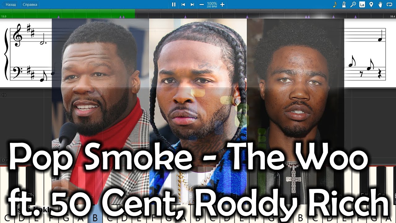 Pop Smoke - The Woo ft. 50 Cent, Roddy Ricch [Piano Tutorial | Sheets ...