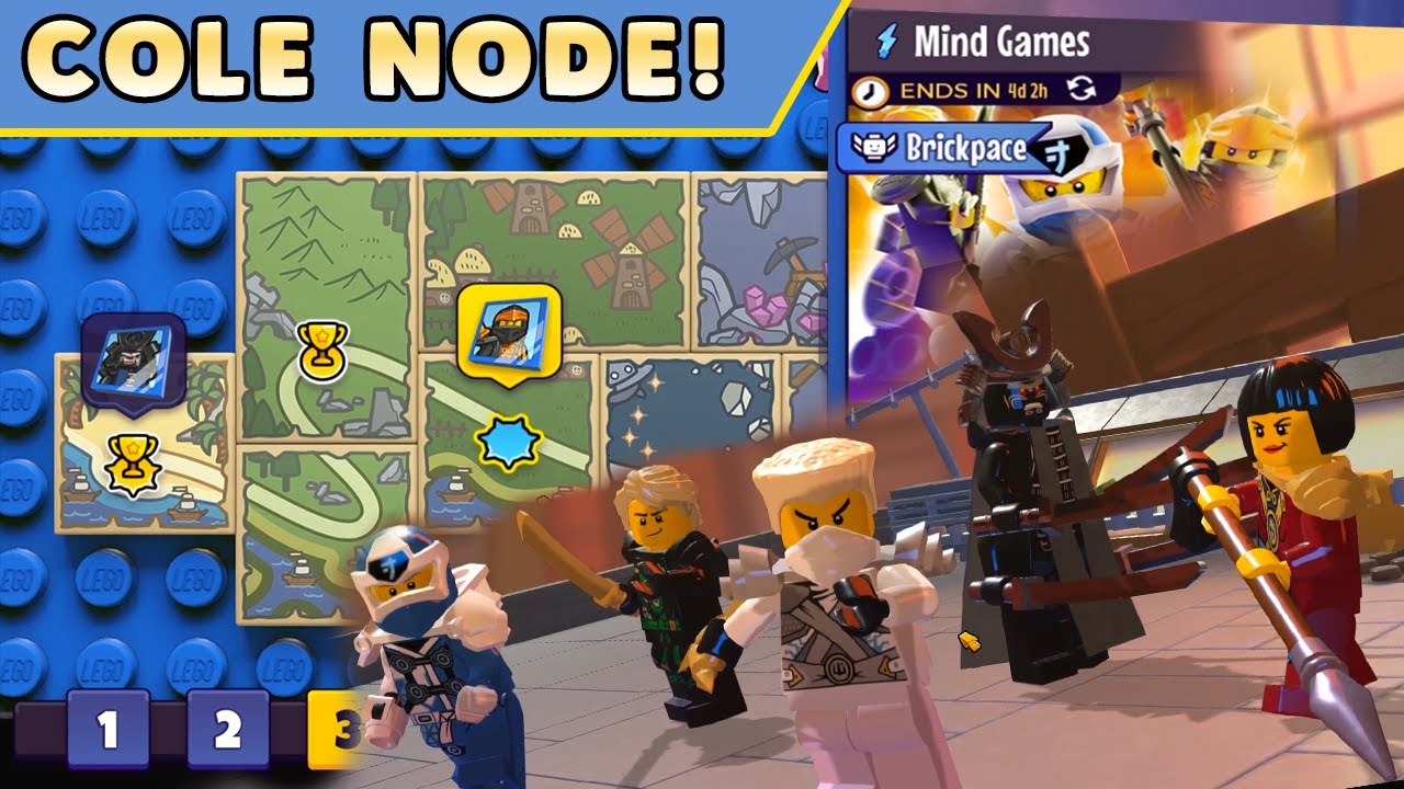 LEGO Legacy: Heroes Unboxed - Mind Games Chapter 3 Cole Node! - YouTube