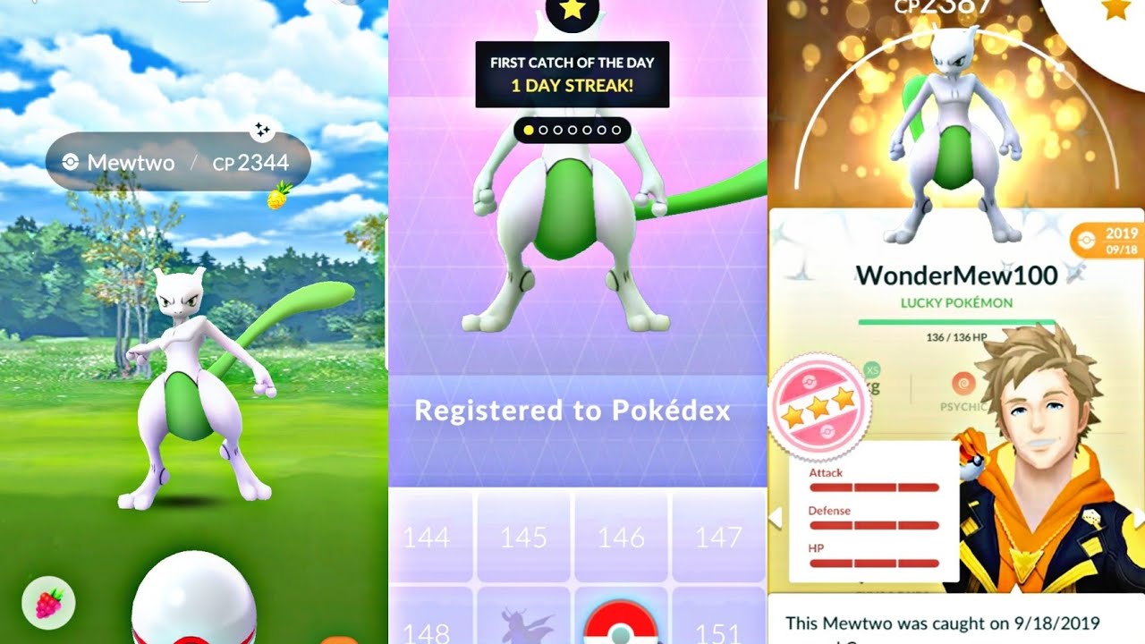 Catching world 1st shiny mewtwo on 2021 | almost shundo mewtwo | must ...