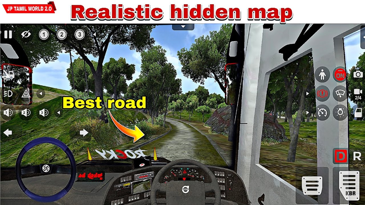 Realistic Hidden map in Game best road ever i seen - YouTube