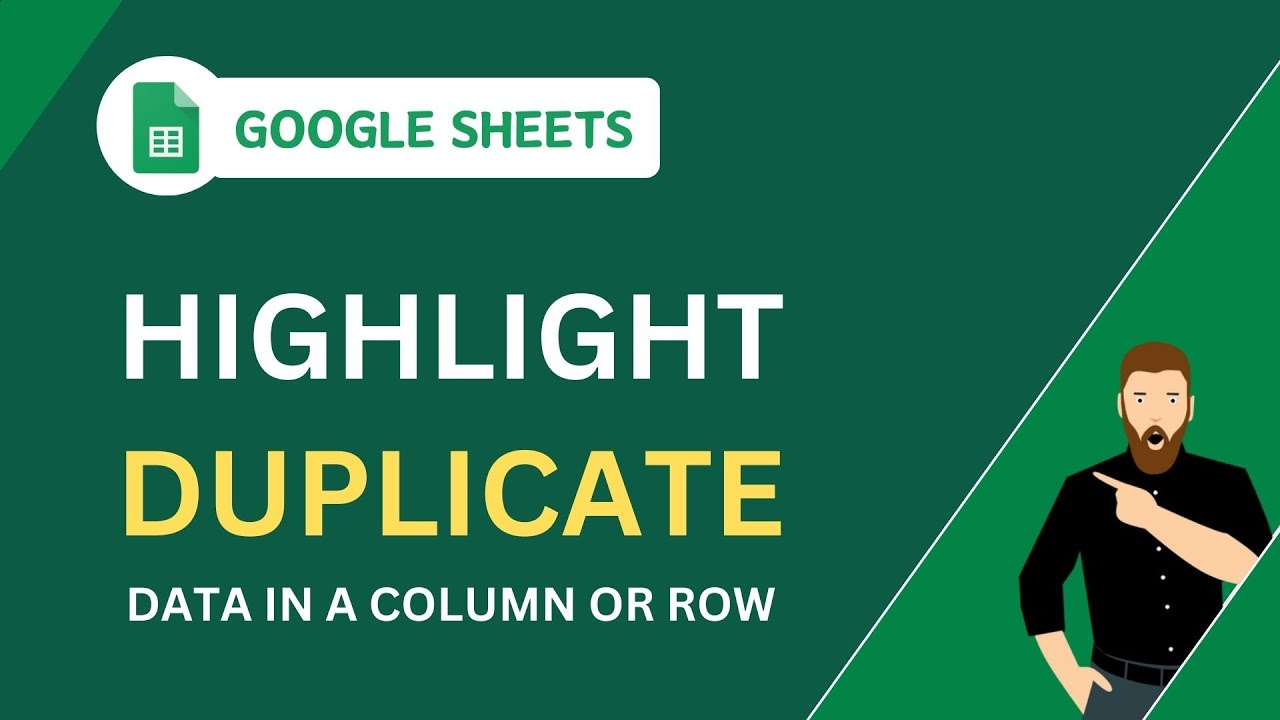 Learn How To Highlight Duplicates In Google Sheets YouTube Learn How To Highlight Duplicates In Google Sheets YouTube