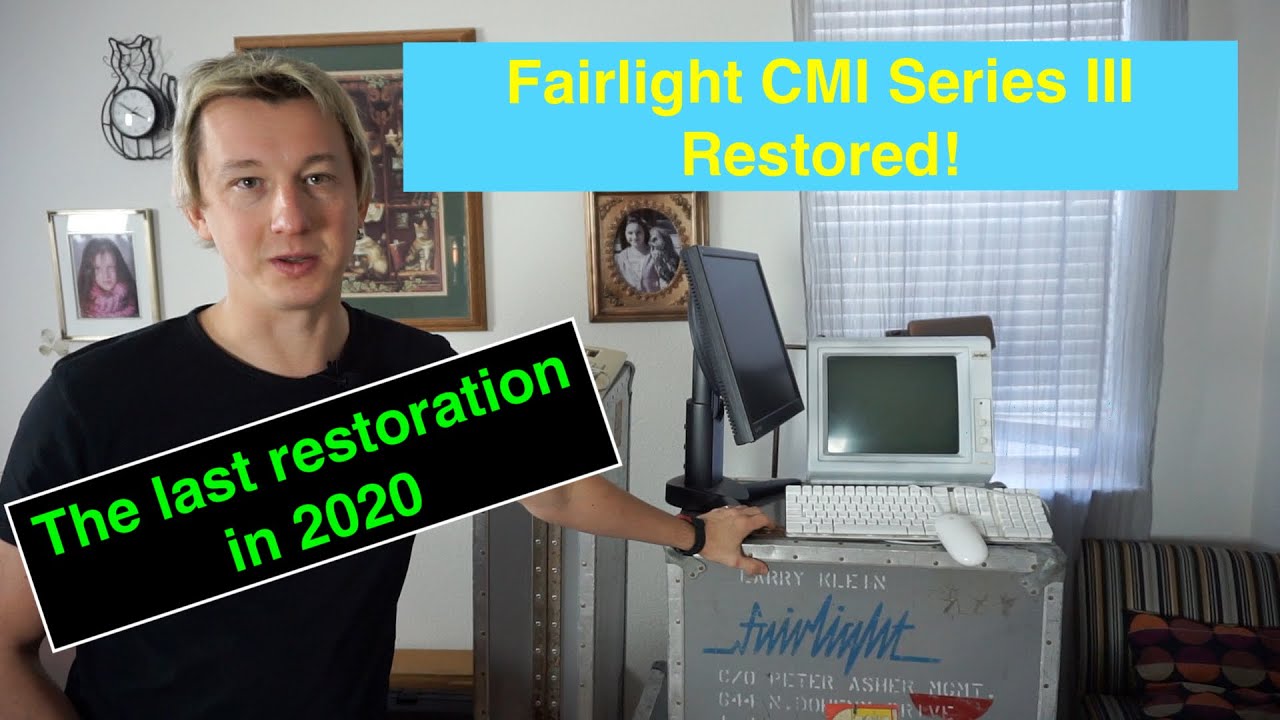Fairlight CMI Series III - the last restoration in 2020! - YouTube