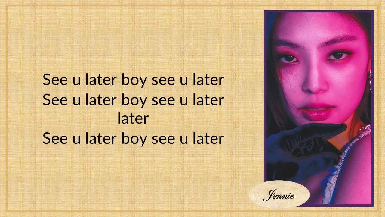 BLACKPINK See U Later (JP Ver.) Easy Lyrics - YouTube