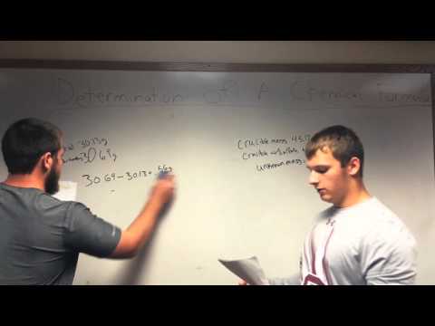 "Determination of a Chemical Formula" Lab walk through - YouTube