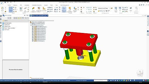 Solid edge assembly tutorial - YouTube