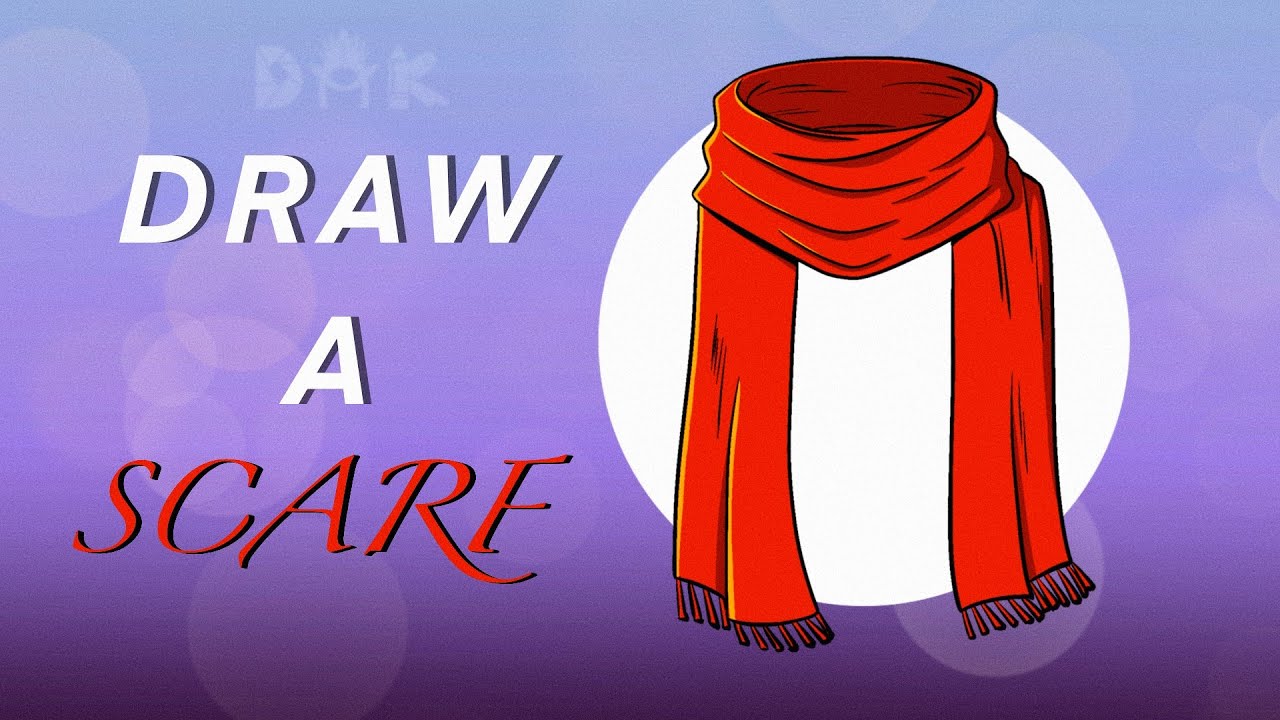 How to Draw a Scarf | Procreate Digital Art - YouTube