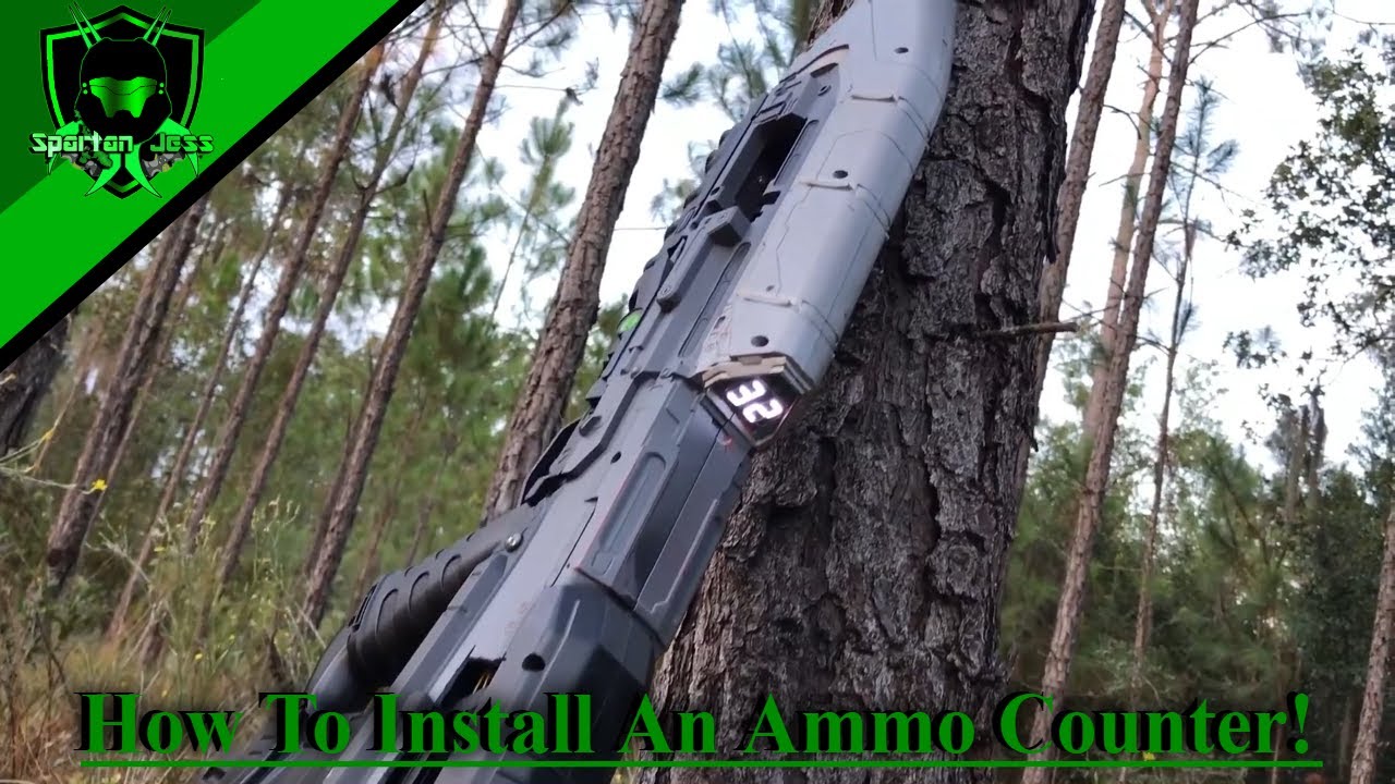 How To Install An Ammo Counter Into The Homemade Airsoft MA5B - YouTube