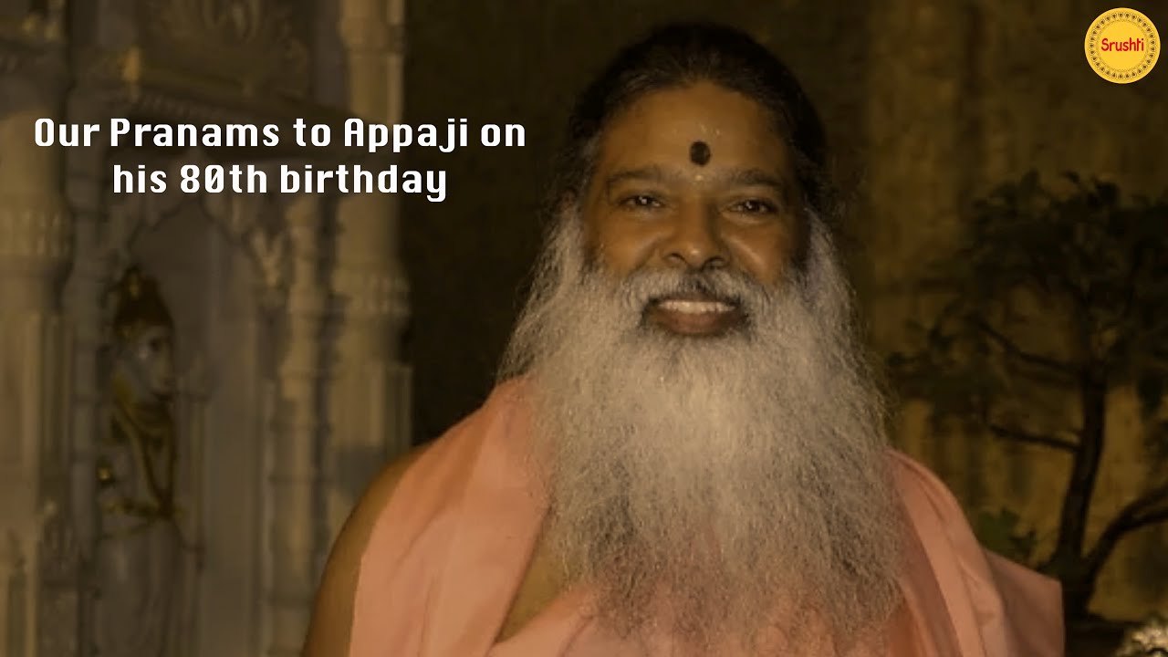 Our Pranams to Appaji on his 80th birthday | HH Sri Ganapathi ...