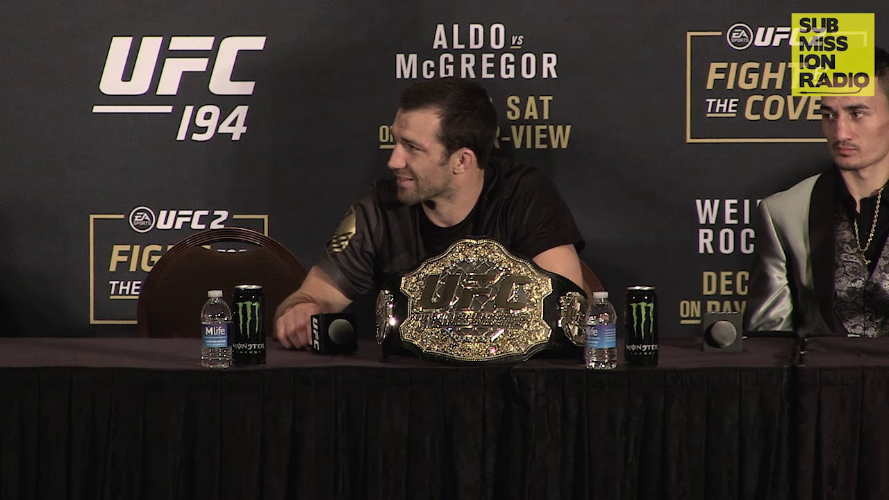 Submission Radio at the UFC 194 Post Fight Press Conference 1/2 - YouTube