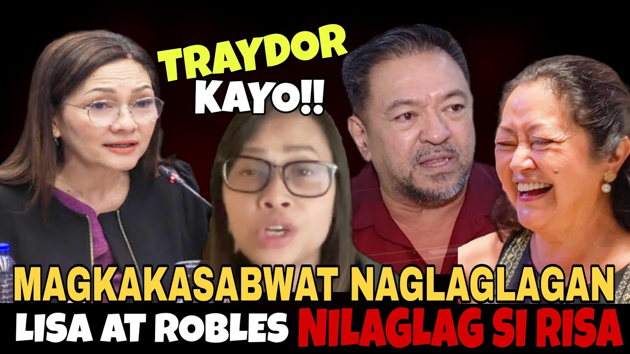 NAGLAGLAGAN NA! RISA HONTIVEROS NILAGLAG NI FL LISA AT ROBLES. - YouTube