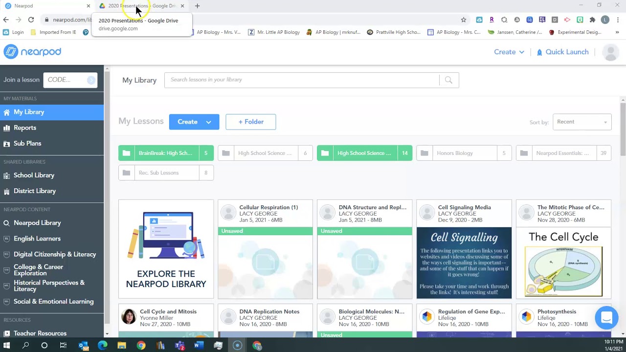 Using NearPod and Google Slides - YouTube