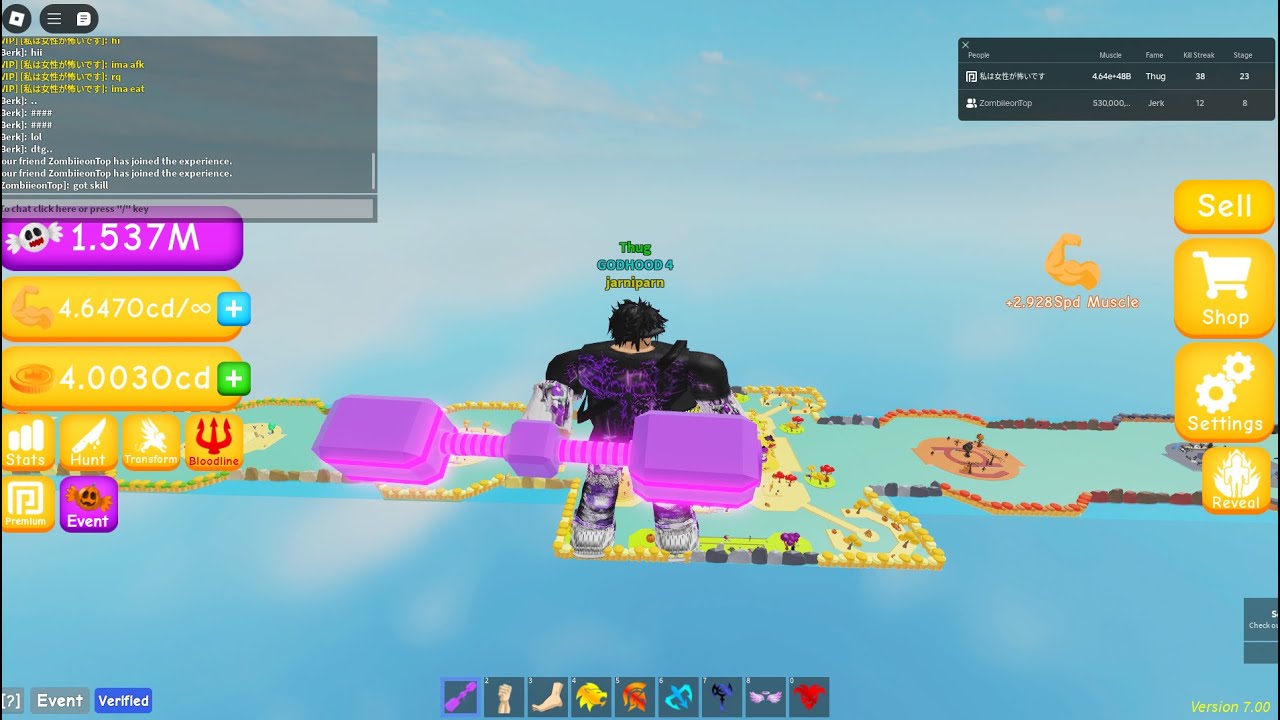 grinding live for stage 24 in legacy lifting simulator - YouTube