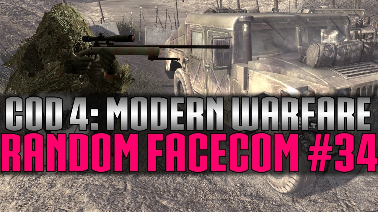 COD4 Random Facecom #34 "W1200 OWNAGE!" - YouTube