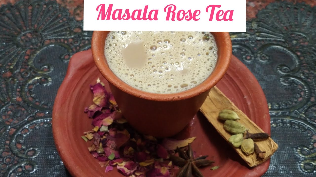 Masala Rose🌹Tea | Masala Rose Chai | Masala Tea ☕ |மசாலா ரோஜா டீ ...