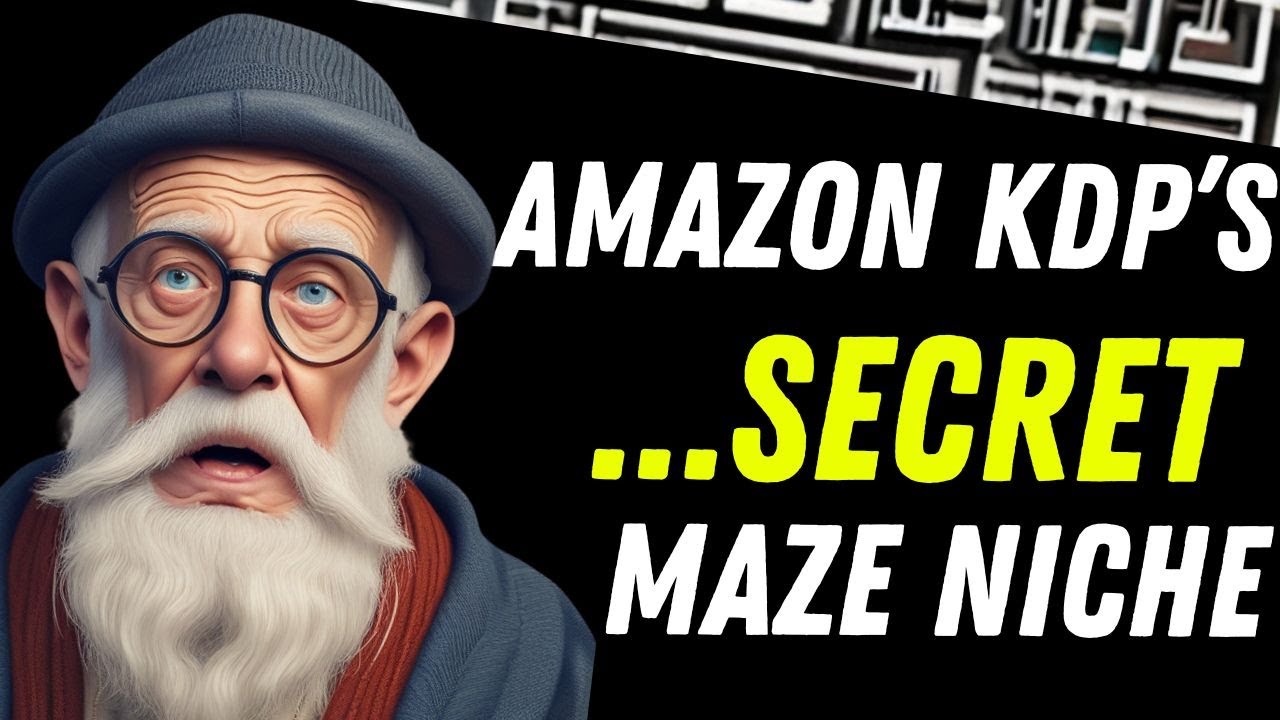 Amazon KDP's Secret Maze Niche - Hand-Drawn Maze Generator - YouTube