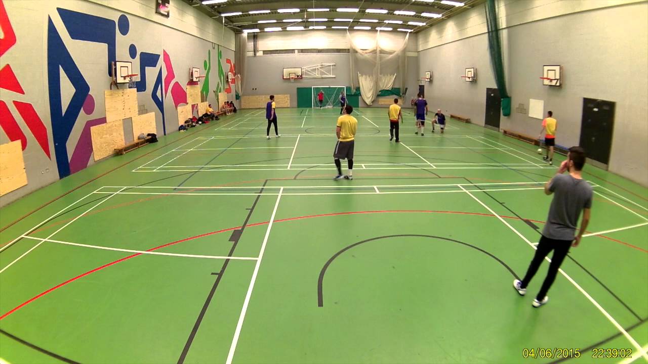 (08/04) Indoor Football - Yellow vs Blue (Game 13) - YouTube