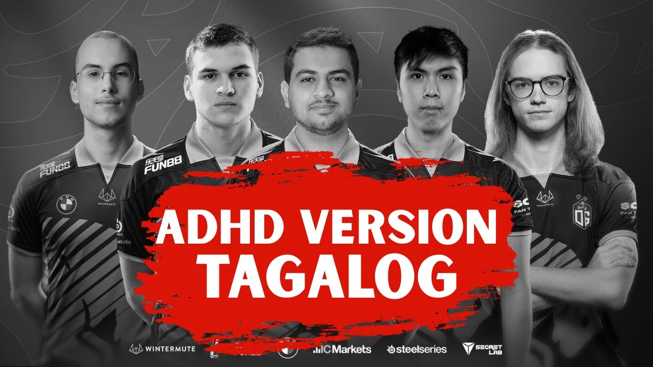 OG Dota 2 New Pos 4??? - ADHD Version Tagalog - YouTube