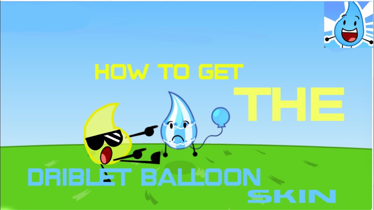 How to get the driblet Balloon skin in my teardrop - YouTube