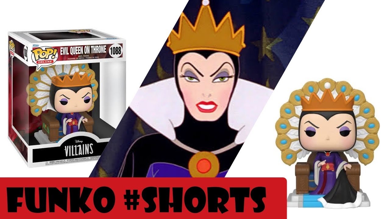 Disney | Villains Evil Queen On Throne 1088 FUNKO Pop! Deluxe #shorts ...
