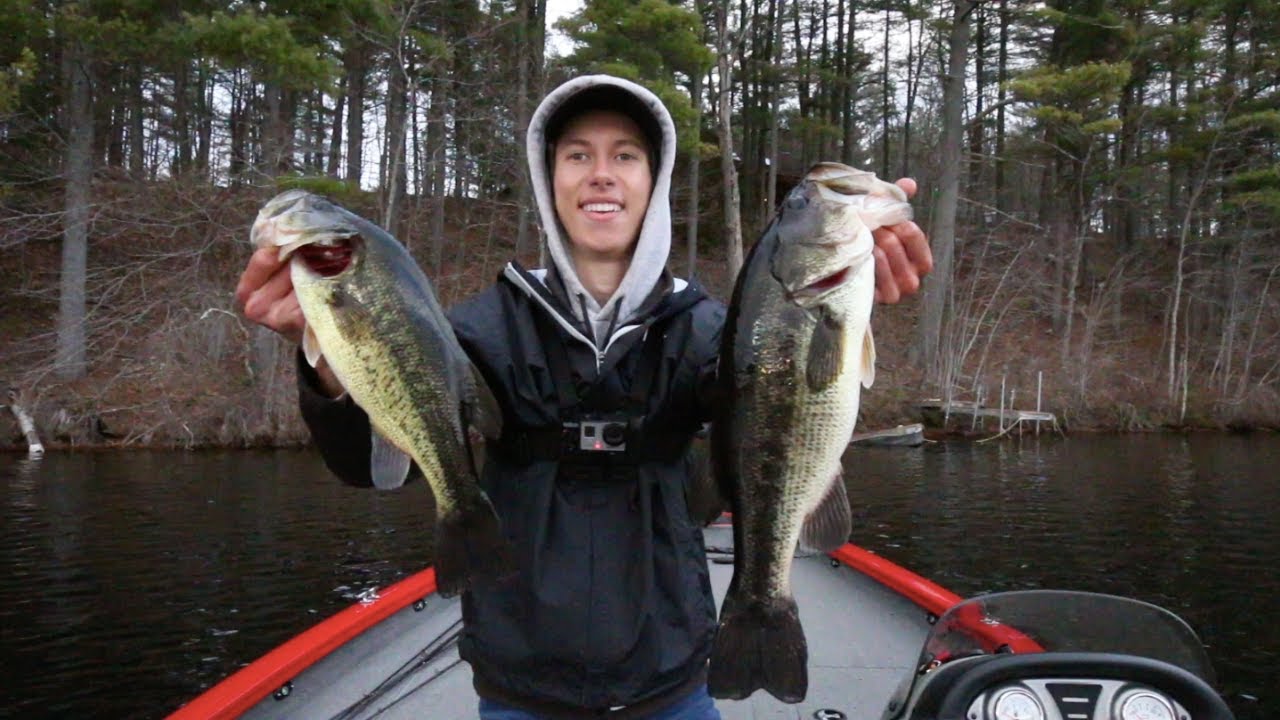 Great East Ice Out Fishing - YouTube