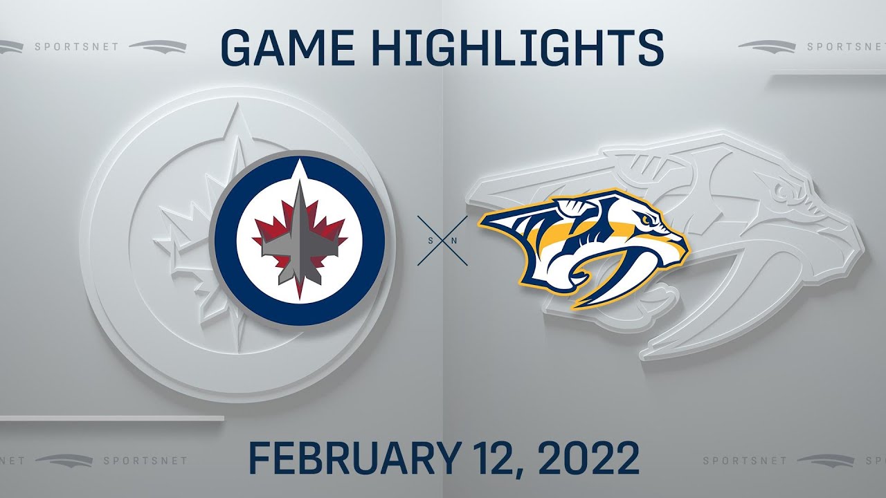 NHL Highlights | Jets vs. Predators - Feb. 12, 2022 - YouTube