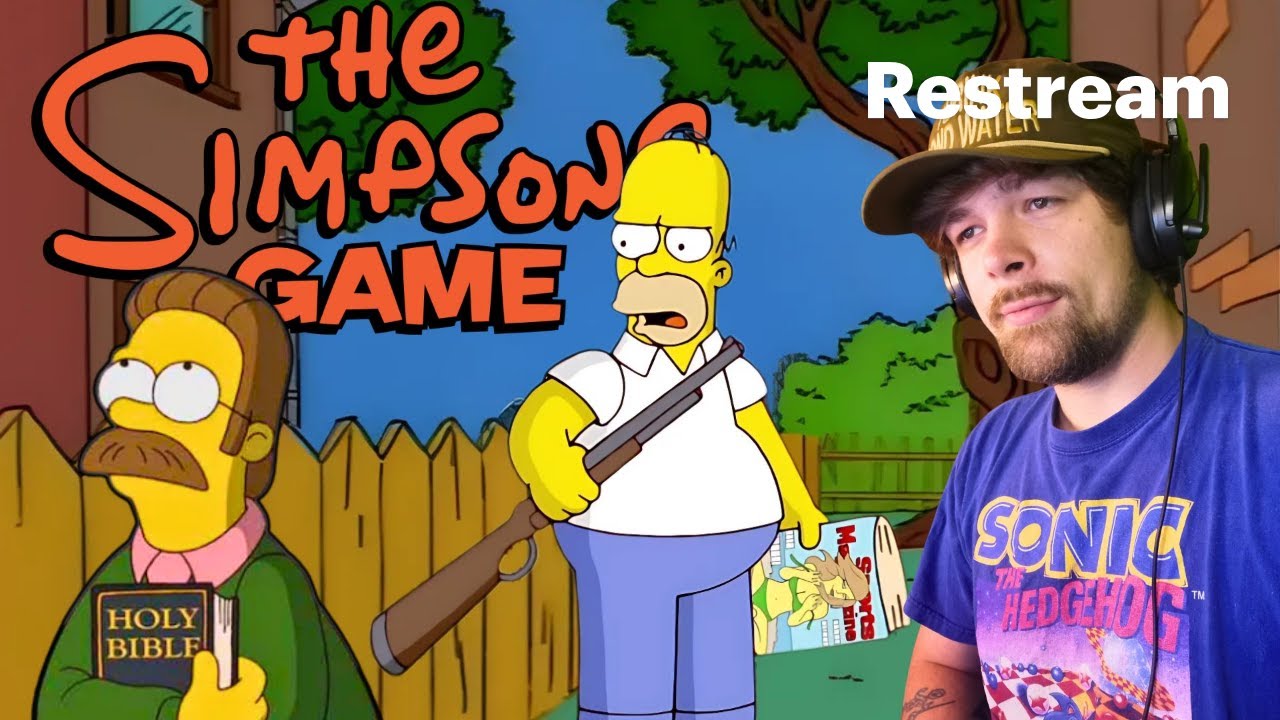 Voice Actor Plays The Simpsons Game (PS2) - YouTube