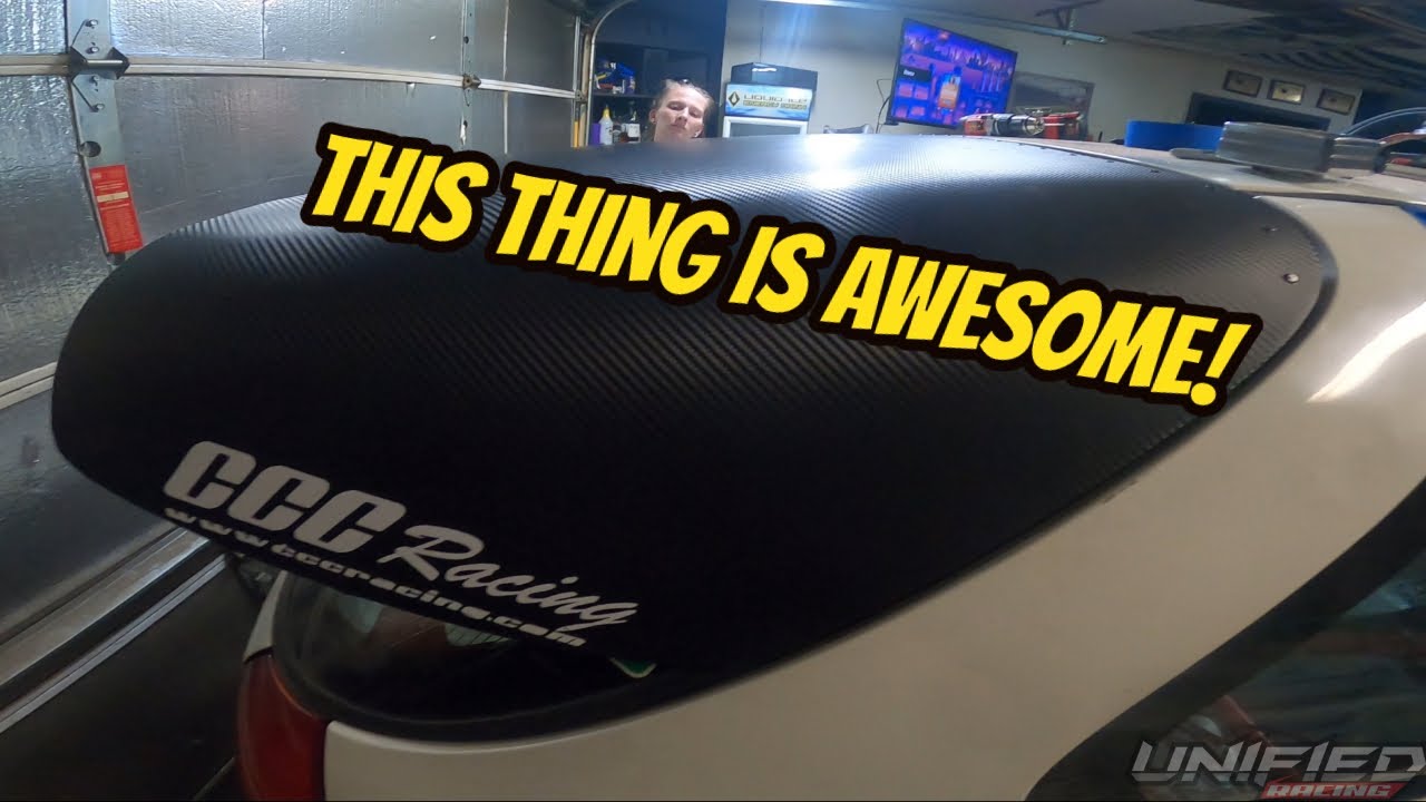 Installing CCC Racing Outlaw Drag Wing On Ek Civic! - YouTube