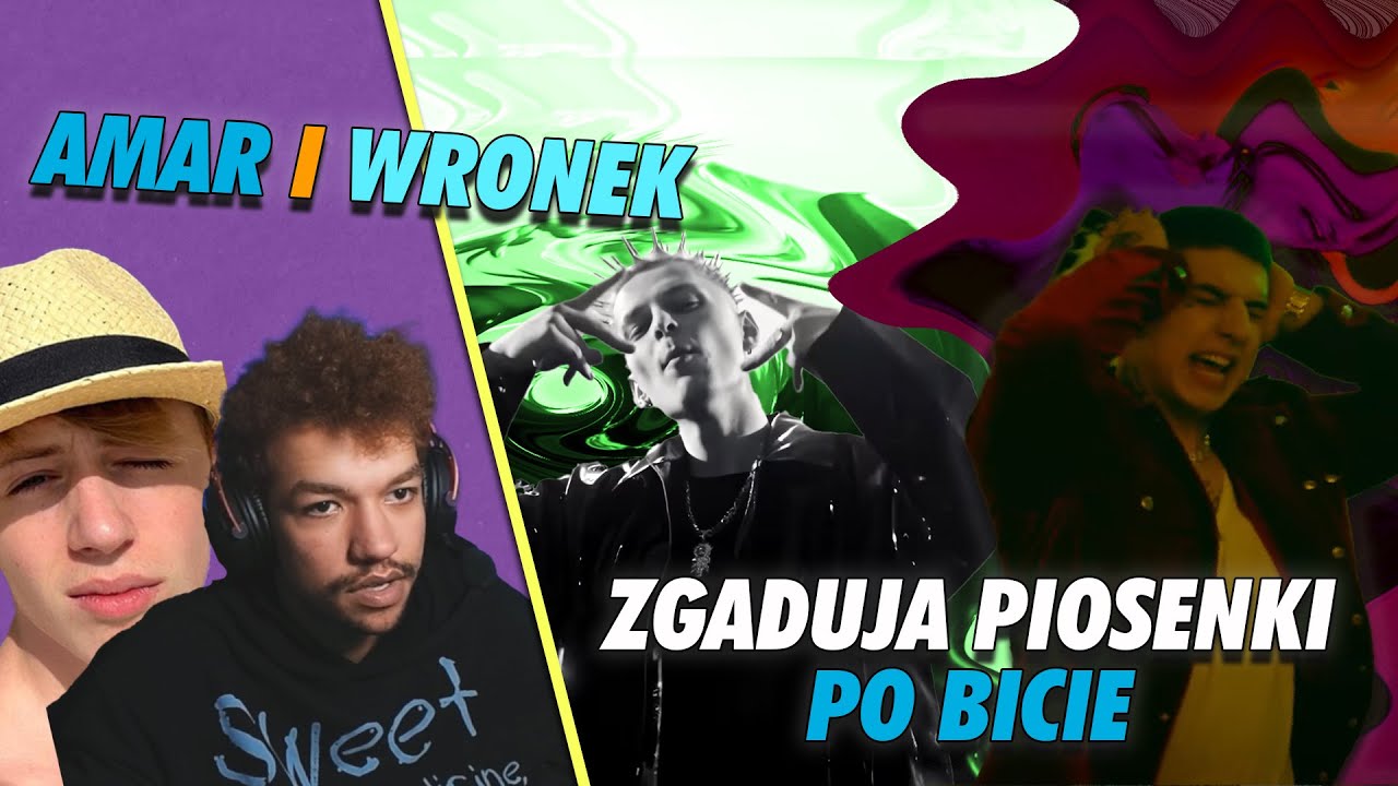 AMAR I WRONEK ROZPOZNAJĄ PIOSENKI PO BICIE 🔥🎶 - YouTube