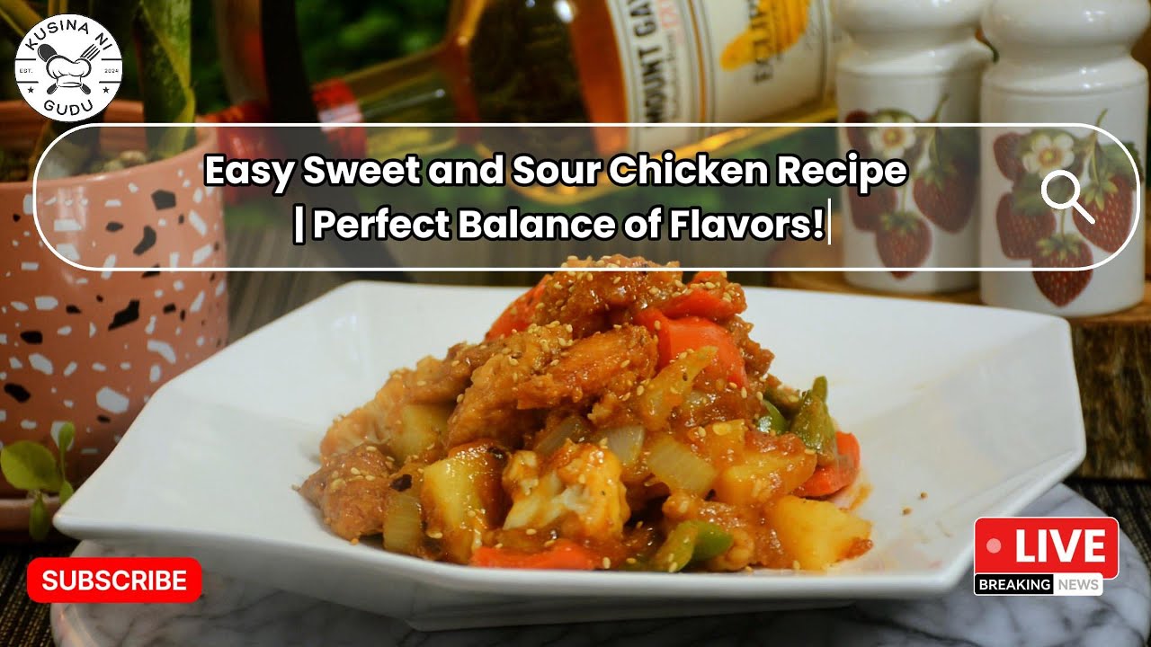 Easy Sweet and Sour Chicken Recipe | Perfect Balance of Flavors! - YouTube