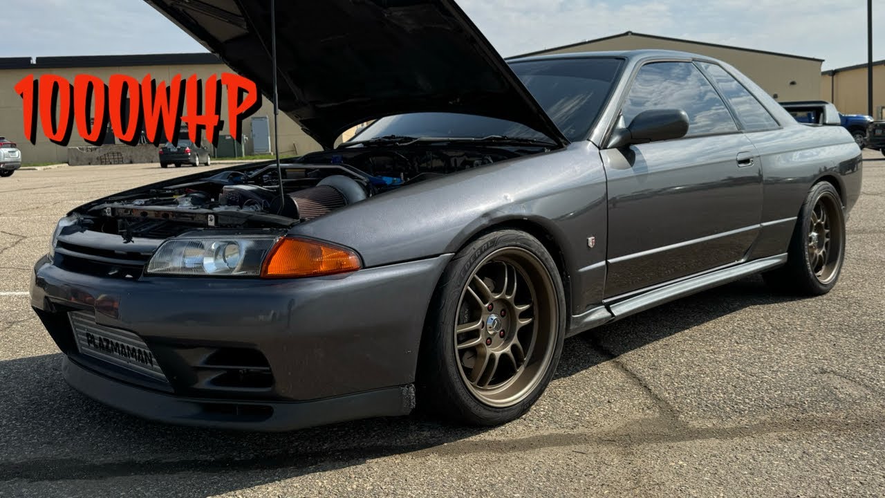 REACTING TO MY 1000HP R32 GTR!!! - YouTube