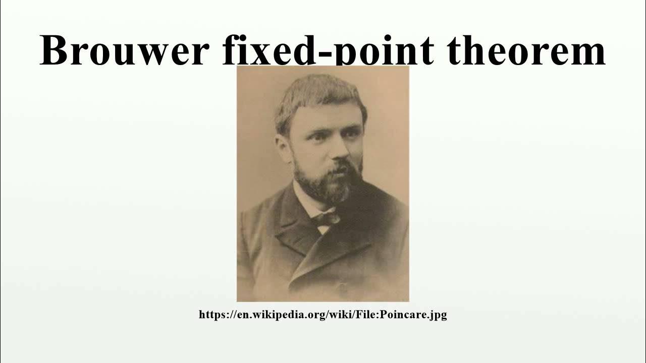 Brouwer fixed-point theorem - YouTube