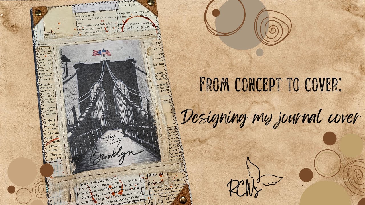 From concept to cover: Designing my journal cover - YouTube