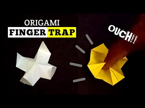How to make DIY Origami Finger Trap | Paper Finger Trap | Tutorial ...