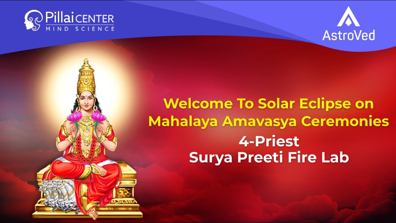 4-Priest Surya Preeti Fire Lab To Solar Eclipse on Mahalaya Amavasya ...