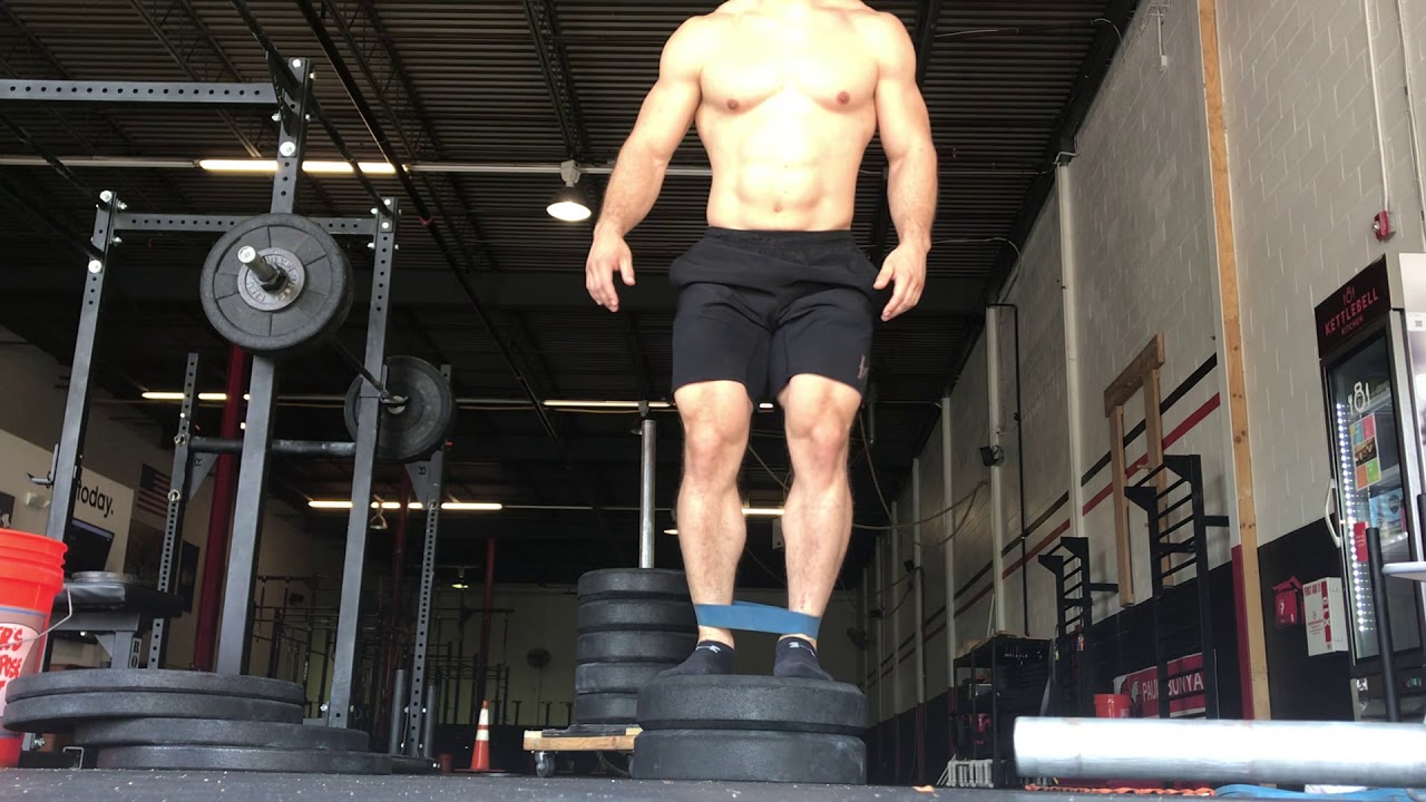 Lateral Band Step Overs - YouTube