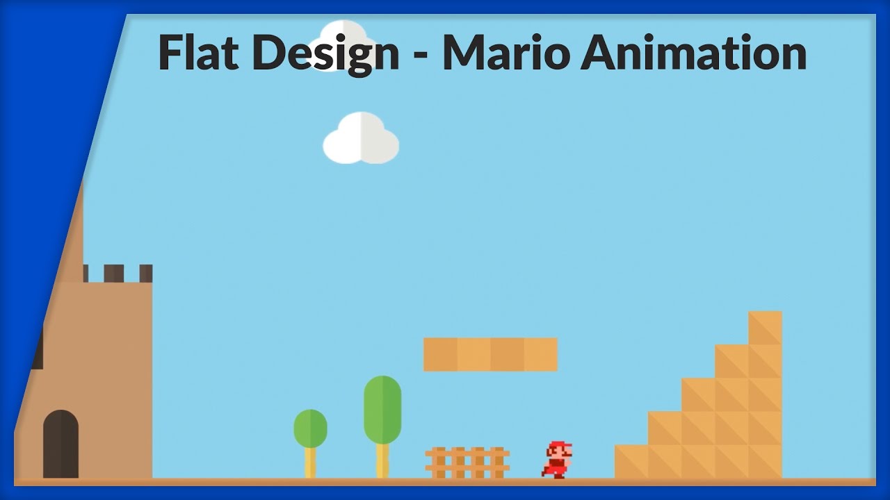 Flat Design - Mario Animation - YouTube