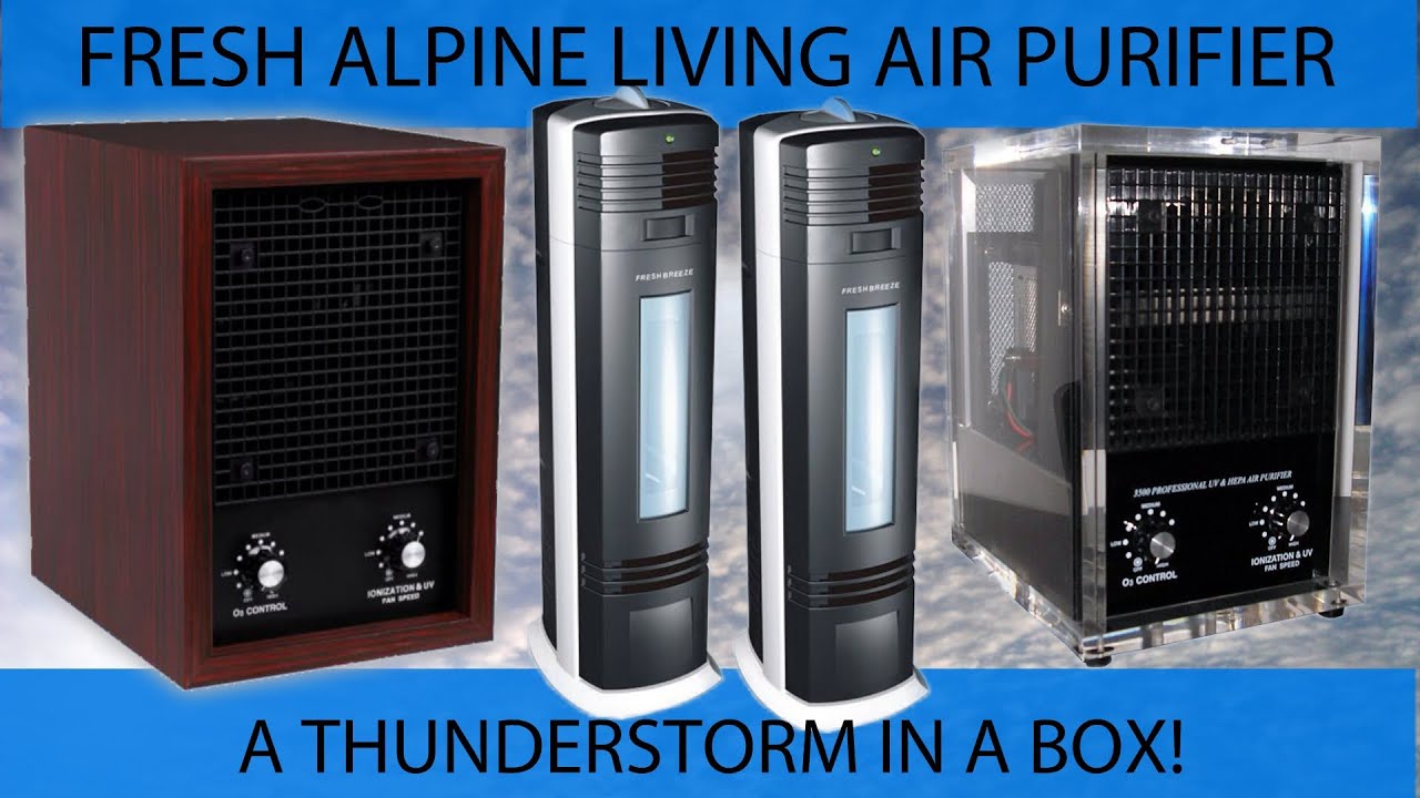Fresh Living Alpine Air Purifier - YouTube