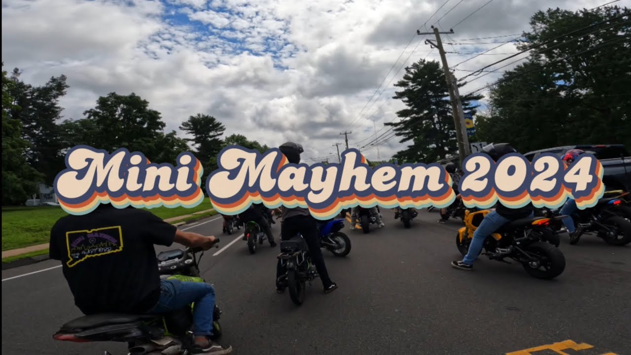 Mini Mayhem 2024 in Connecticut on the HONDA GROM - YouTube