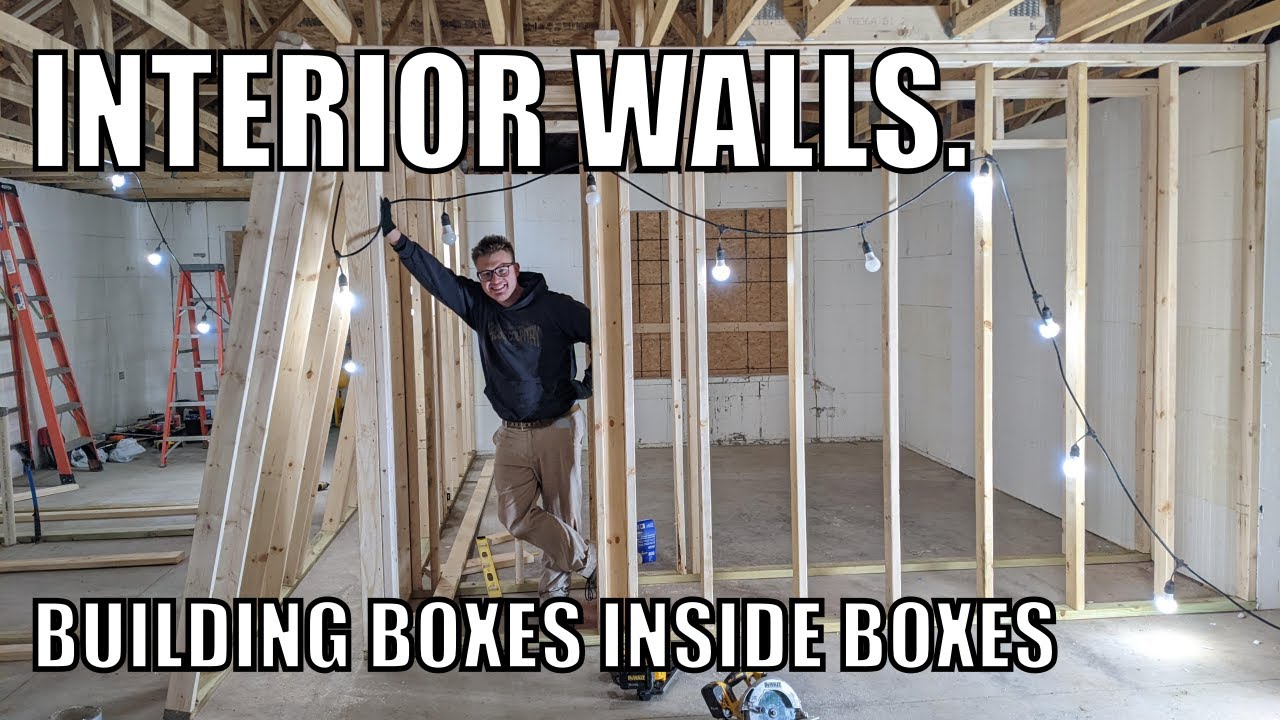Framing Interior Walls - ICF House - YouTube