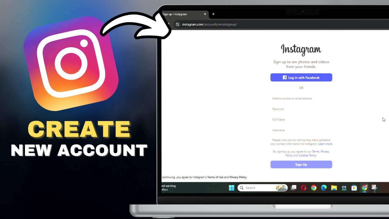How To Create A New Instagram Account in SECONDS! - YouTube