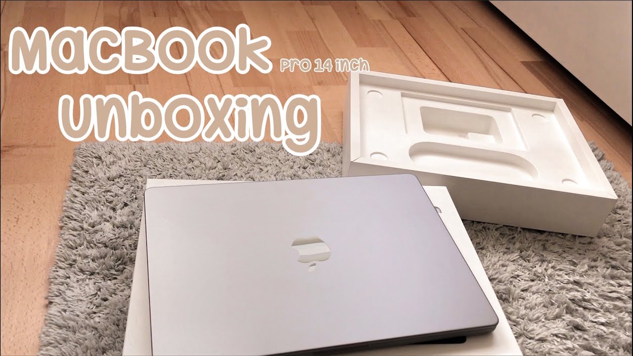 macbook pro 14, 2021 unboxing☁️ | space grey, accessories💻 - YouTube