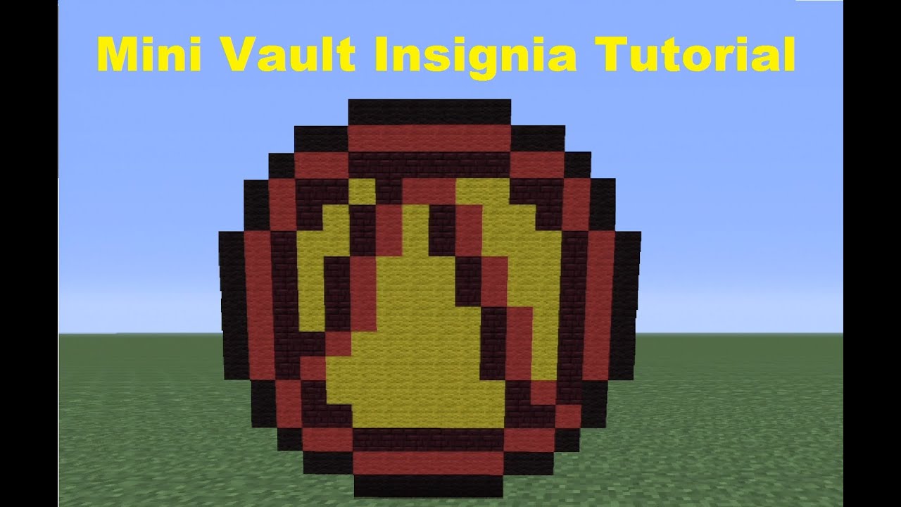 Minecraft Pixel Art: Borderlands Vault Insignia (Smaller Version ...