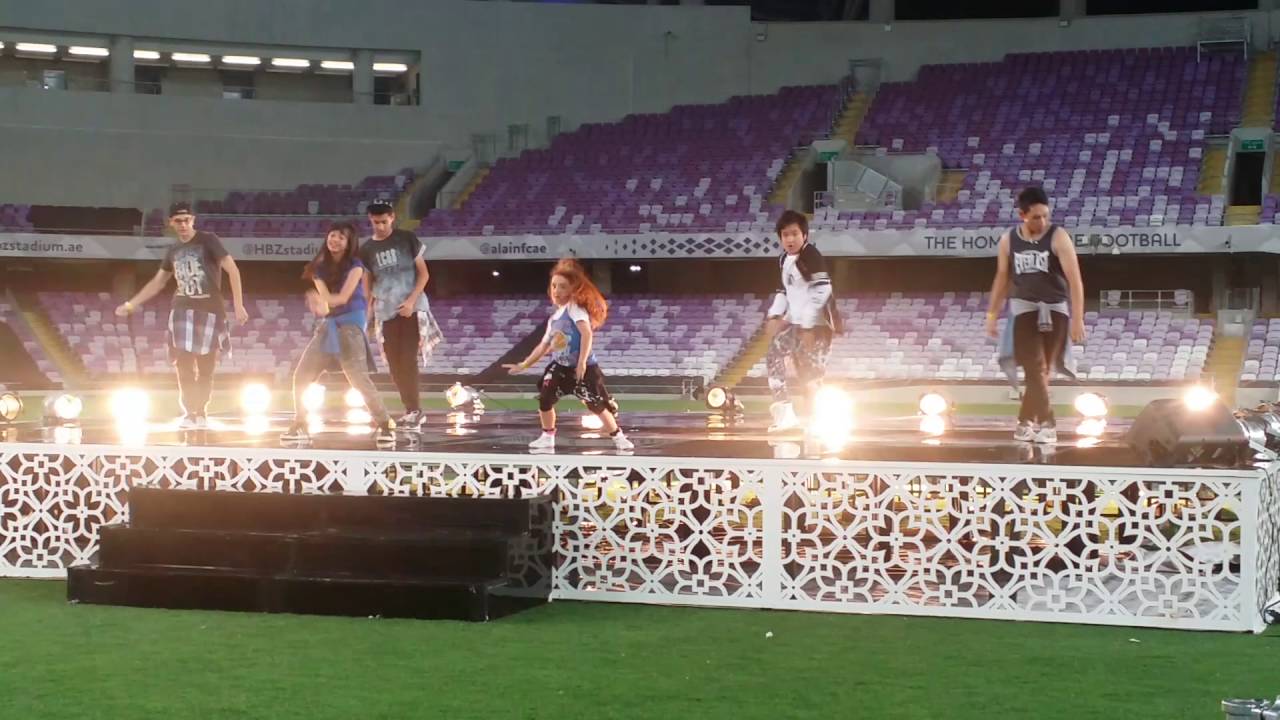 The Voice Kids MBC Guesting and Video Shoot @ Hazza Bin Zayed St by Van ...