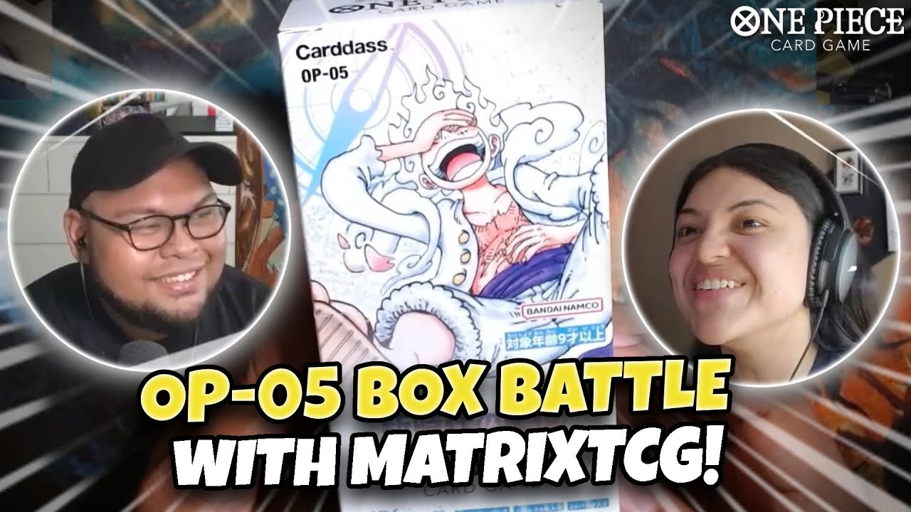 [OP-05] Box Opening Battle with MatrixTCG! Opening my last BOX! - YouTube