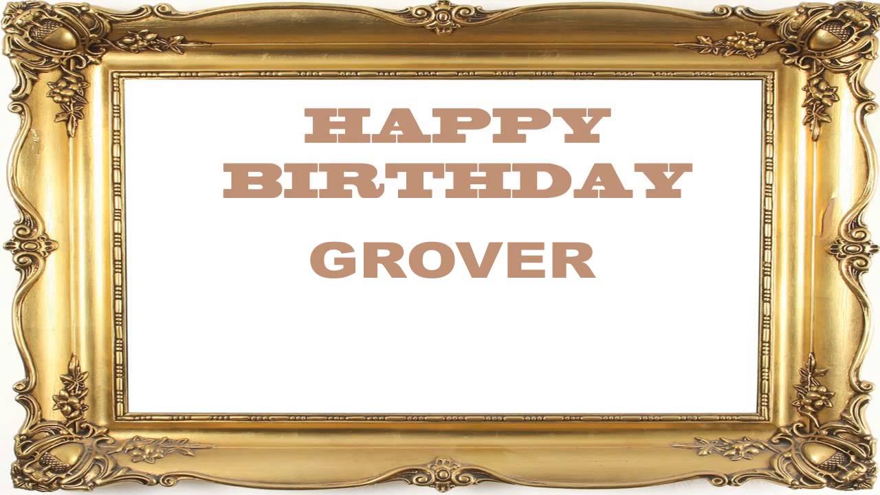 Grover Birthday Postcards & Postales - Happy Birthday - YouTube