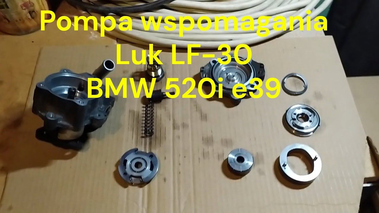 Pompa wspomagania Luk LF 30 BMW 520i e39 cz.1 - YouTube