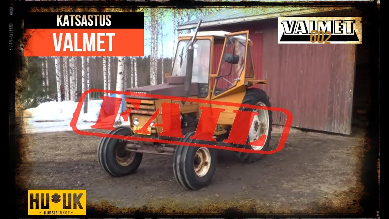 Valmet 602, katsastus. - YouTube