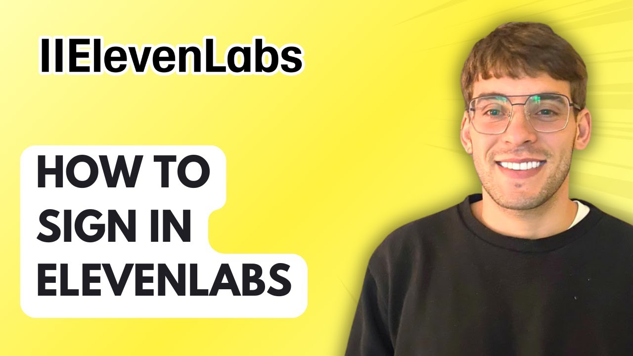 How to Sign In ElevenLabs [2025 Guide] - YouTube