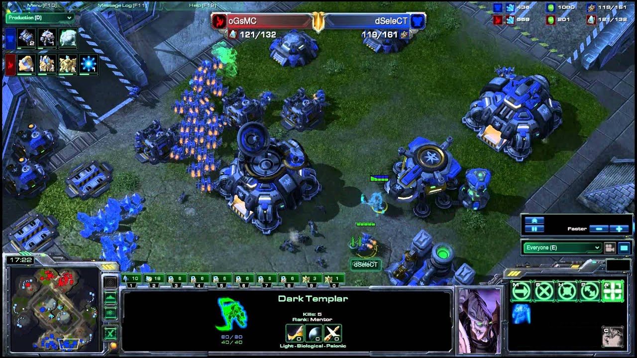 HD Starcraft 2 oGs.MC v d.Select g1 - YouTube