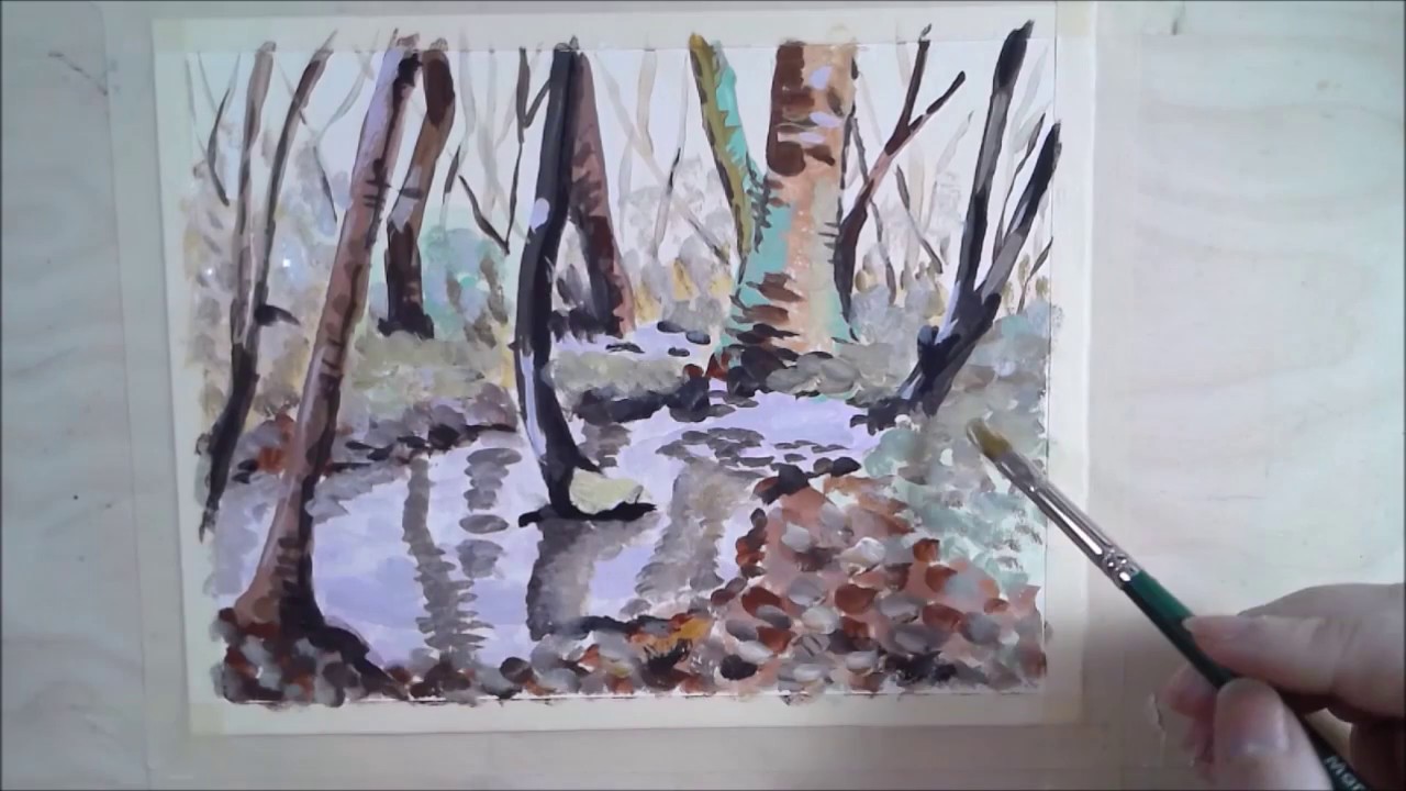 Jaro přichází | Tempery - YouTube